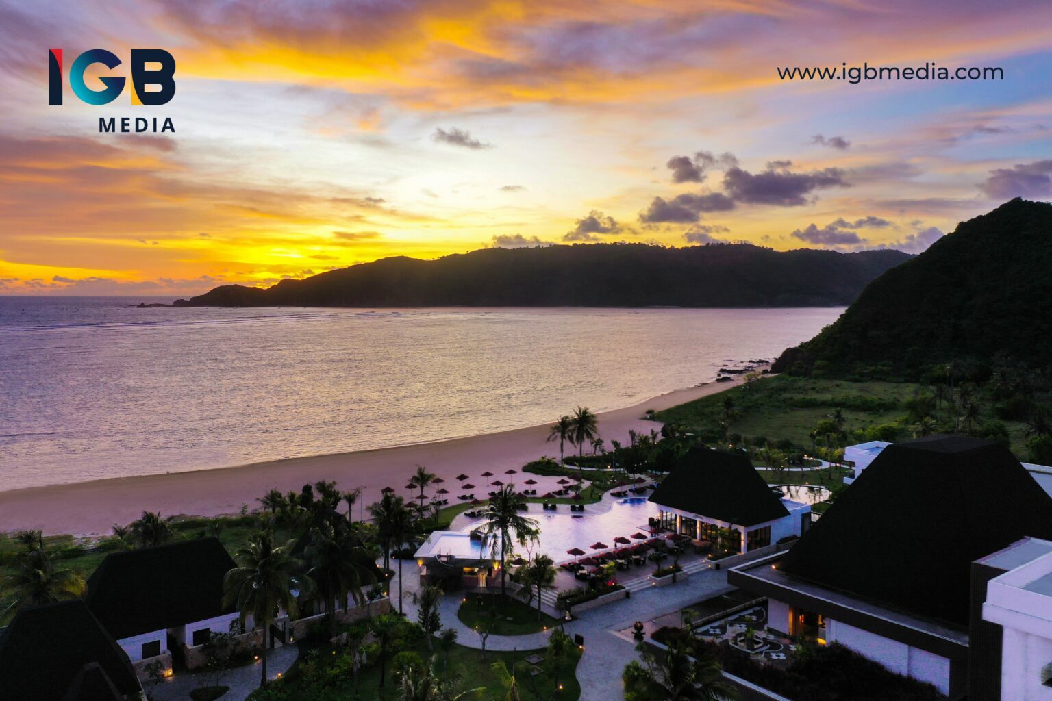 Pullman Lombok Merujani Mandalika - Aerial Drone Photos | IGB Media