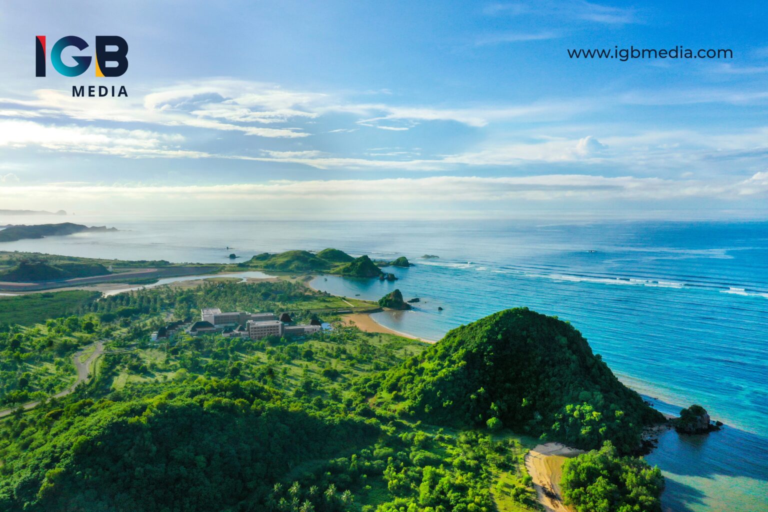 Pullman Lombok Merujani Mandalika - Aerial Drone Photos | IGB Media